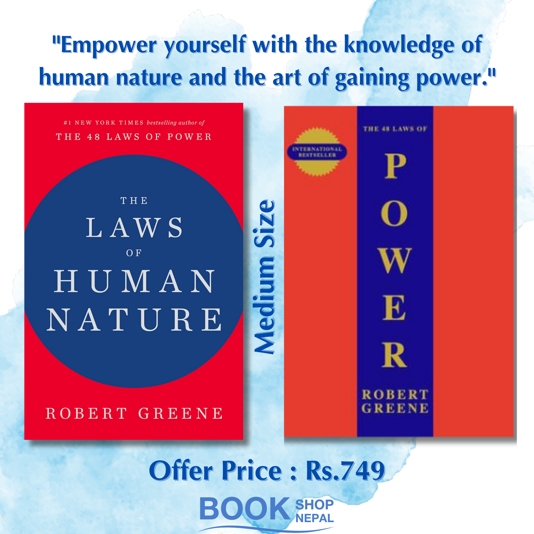 The laws of human nature and 48 laws of power Combo set by Robert Gree ...