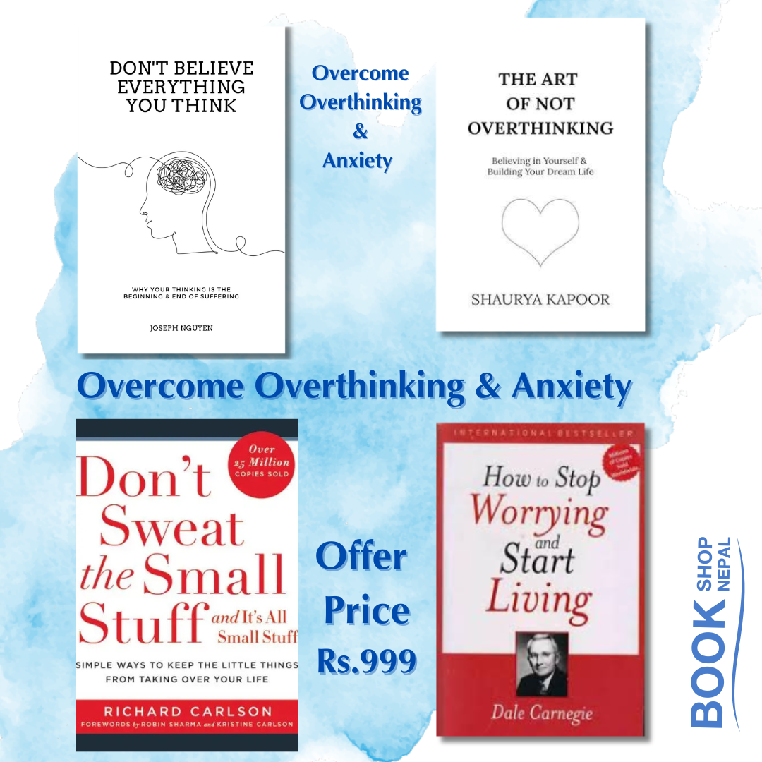 4 books combo to overcome overthinking and anxiety and stress Don’t Be ...